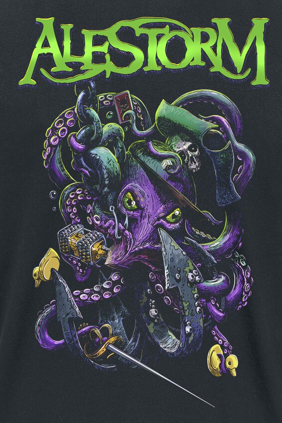 Octopus | Alestorm T-paita | EMP