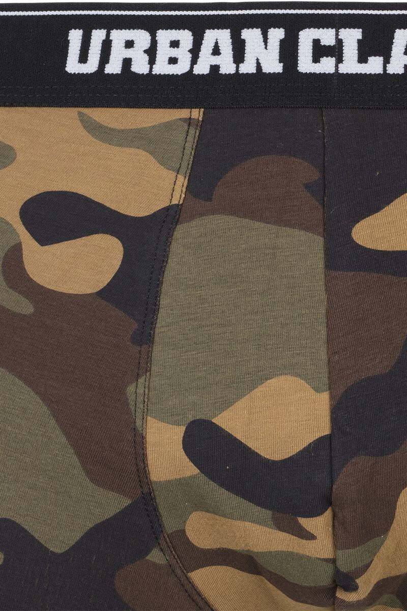 Camo Boxer Shorts bokserit - 2 kpl setti | Urban Classics Bokserisetti ...
