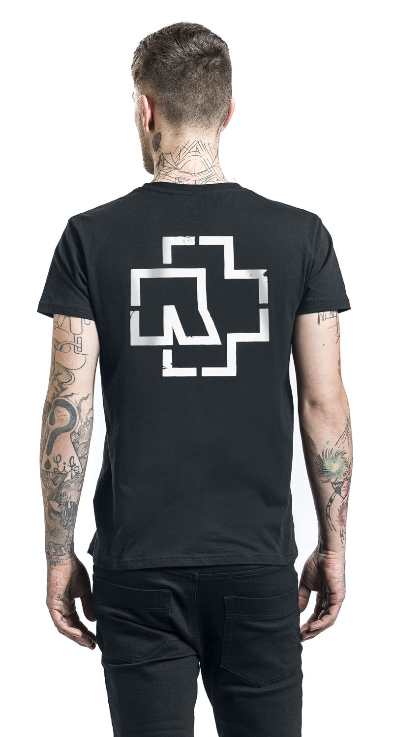 Weiße Balken | Rammstein T-paita | EMP