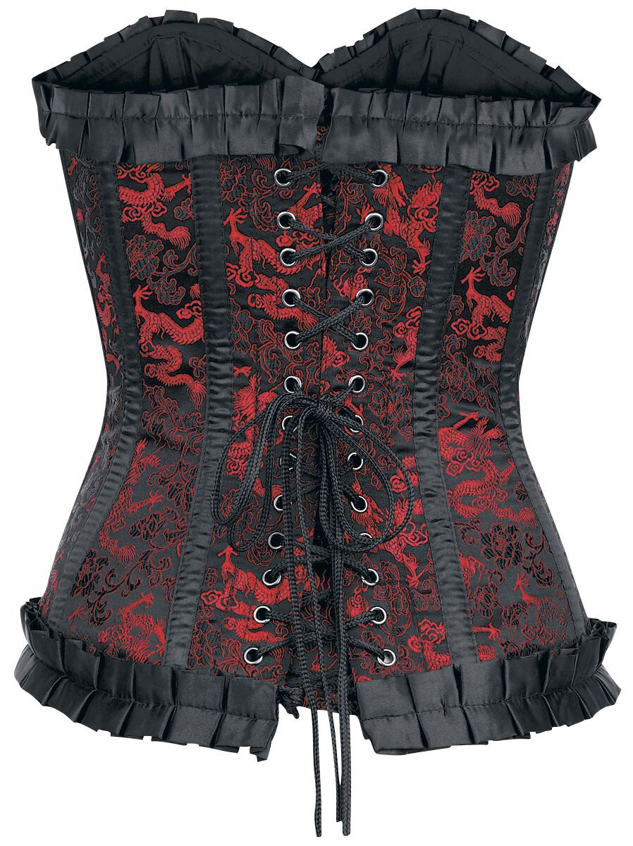 Lily Hook Red Dragon | Burleska Korseletti | EMP